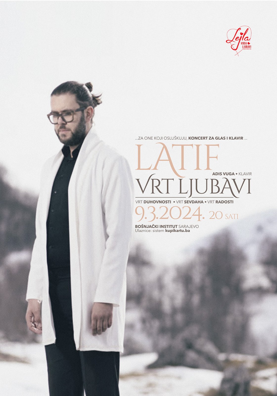 Koncert Latifa Moćevića 9. marta u Bošnjačkom institutu u Sarajevu ...